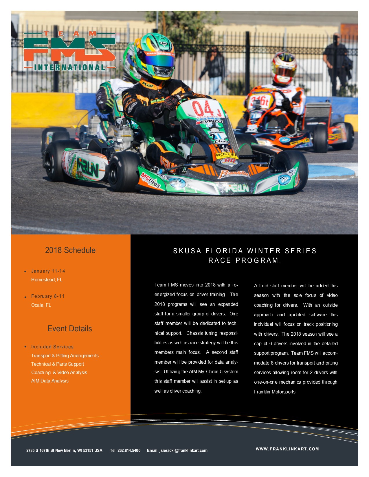 Go Kart Racing Team - Team FMS | Franklin Kart